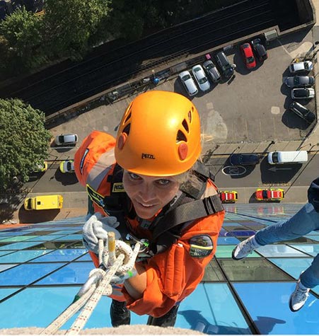 Over the top fun for our abseilers | London’s Air Ambulance